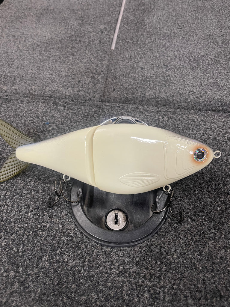 7” Glide Bait Bone color – Blackjack Lures